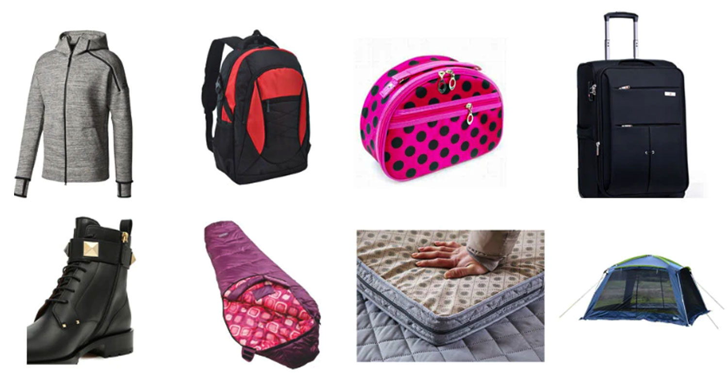 Factory No. 3 Nylon Zipper with Cord 4 Line C/E A/L