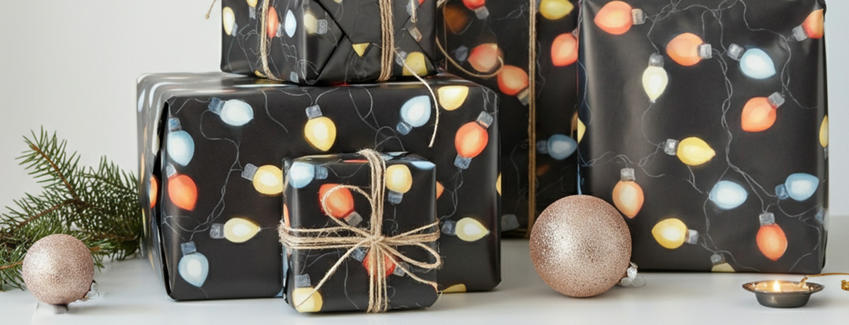 Best Christmas Lights Wrapping Paper to Brighten Your Holiday Gifts