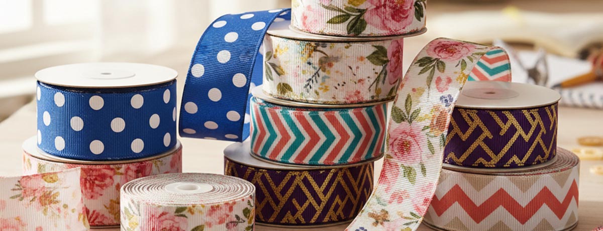 Top Grosgrain Printed Ribbon Wholesale for Crafting and Gifting Needs