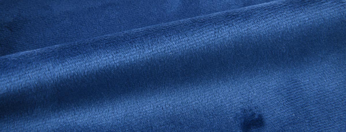 Dark Blue Velvet Upholstery Fabric