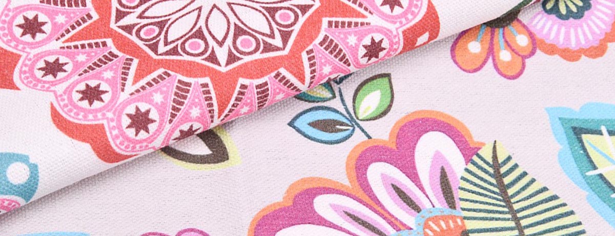 Top Canvas Fabric with Prints for Creative Projects and Home Decor