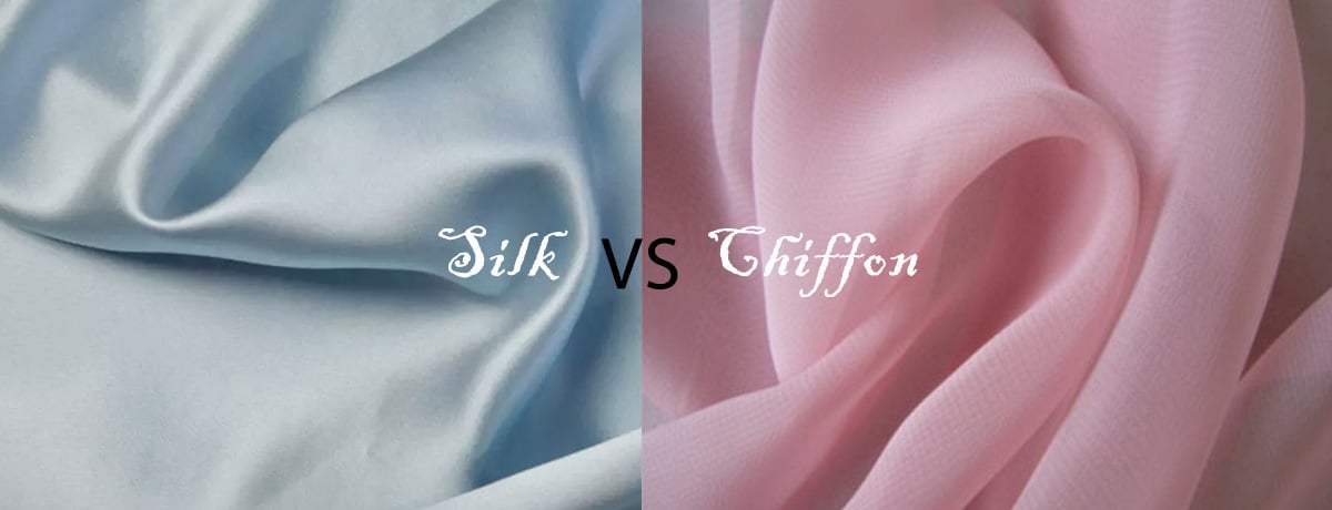 Seda vs Chiffon: Principais diferenças e escolha do tecido certo