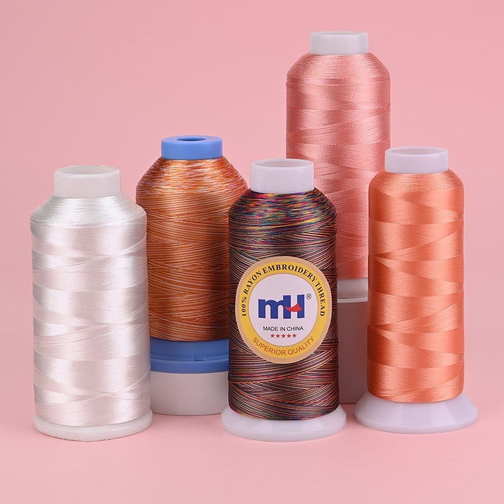 MH Viscose Rayon Embroidery Threads - Smooth, Vibrant & High Quality