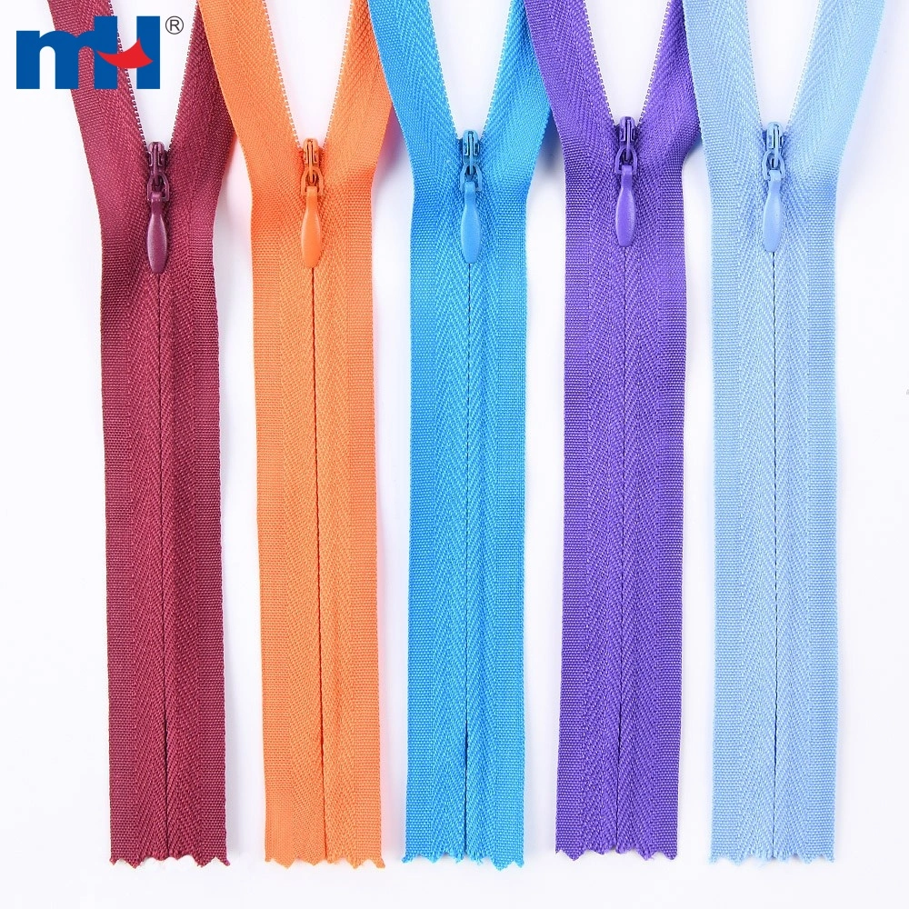 #3 Invisible Nylon Zipper Fabric Tape for Pillows and Skirts