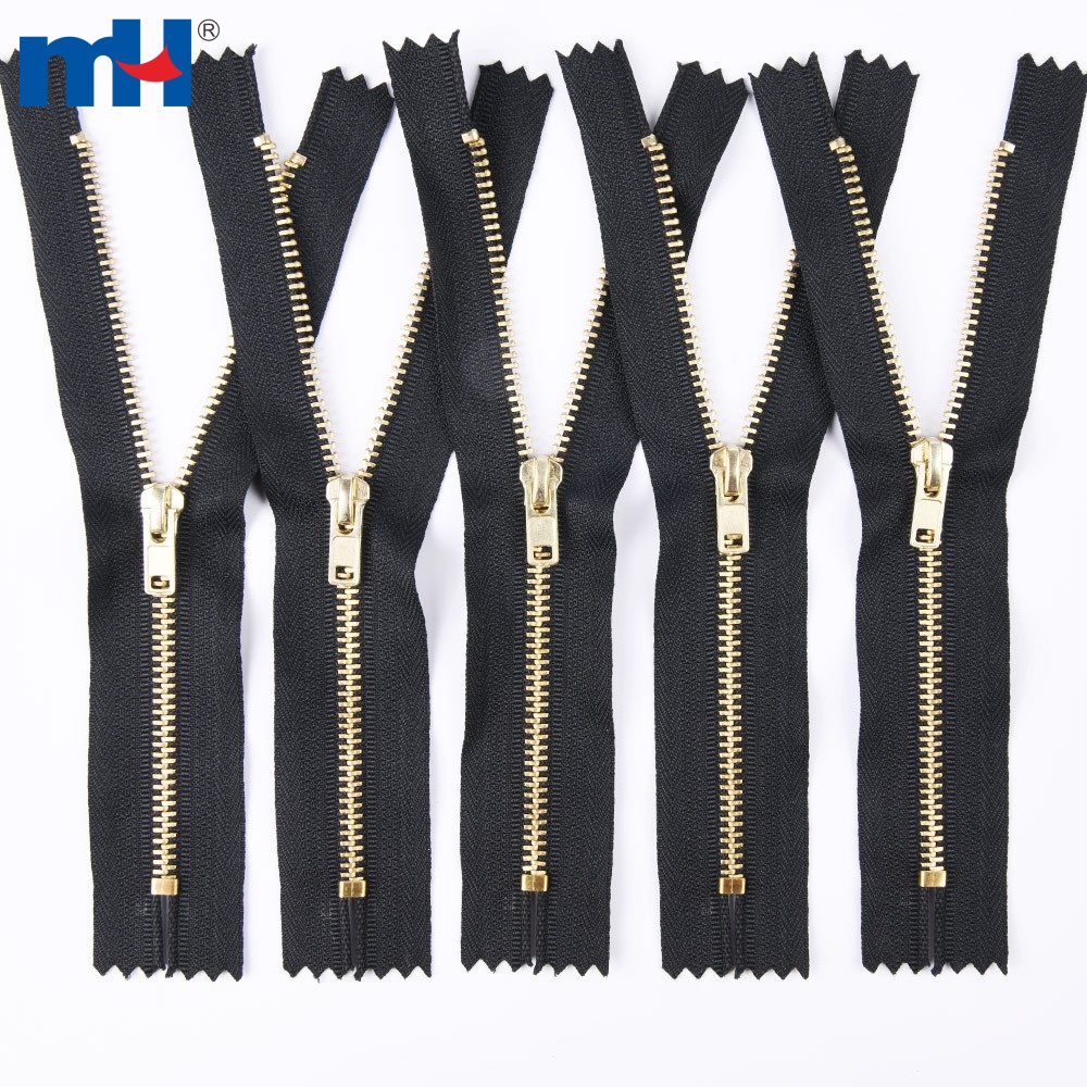 #4 4YG Golden-brass Closed-end Purse/Handbag Zipper | MH