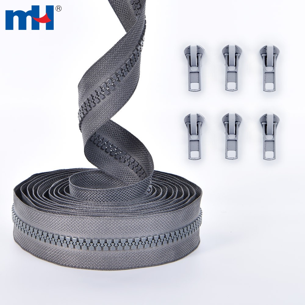 MH China Factory Direct #8 Plastic/Resin Derlin Zipper Long Chain