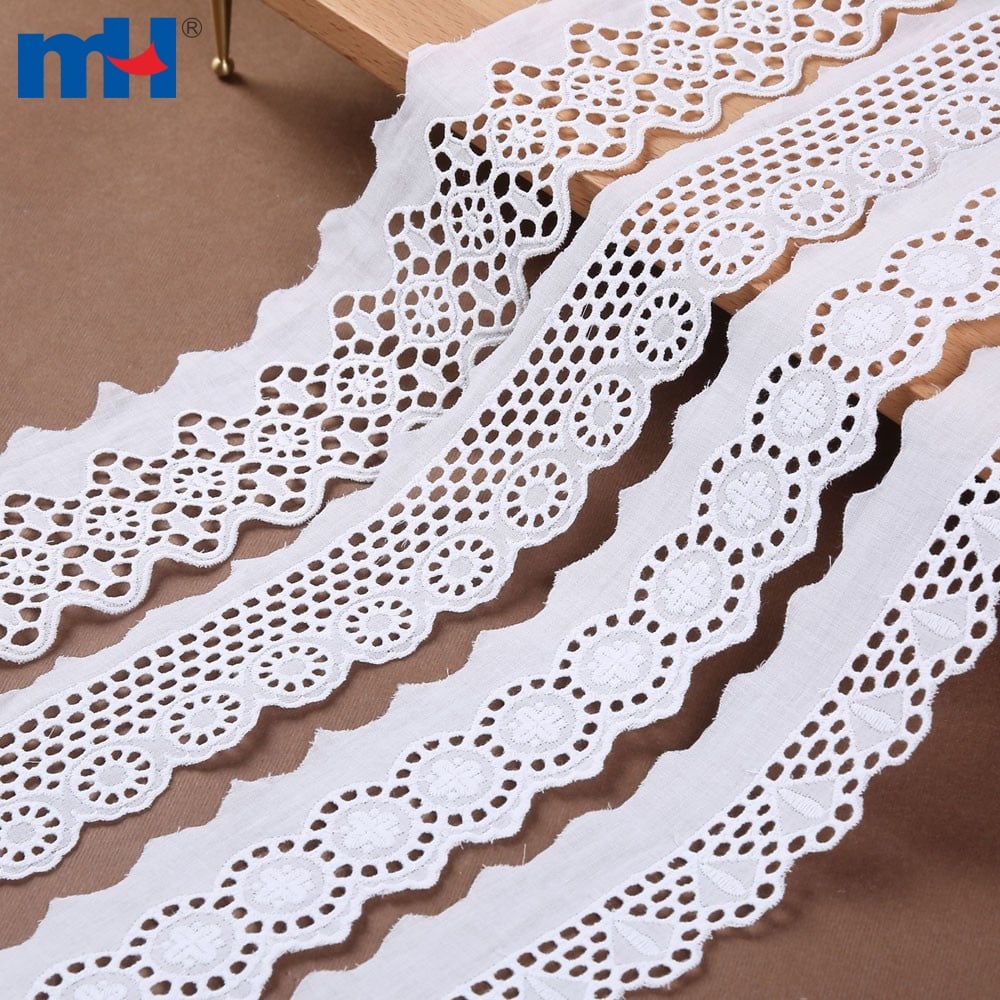 Wholesale Eyelet Cotton Lace Trim