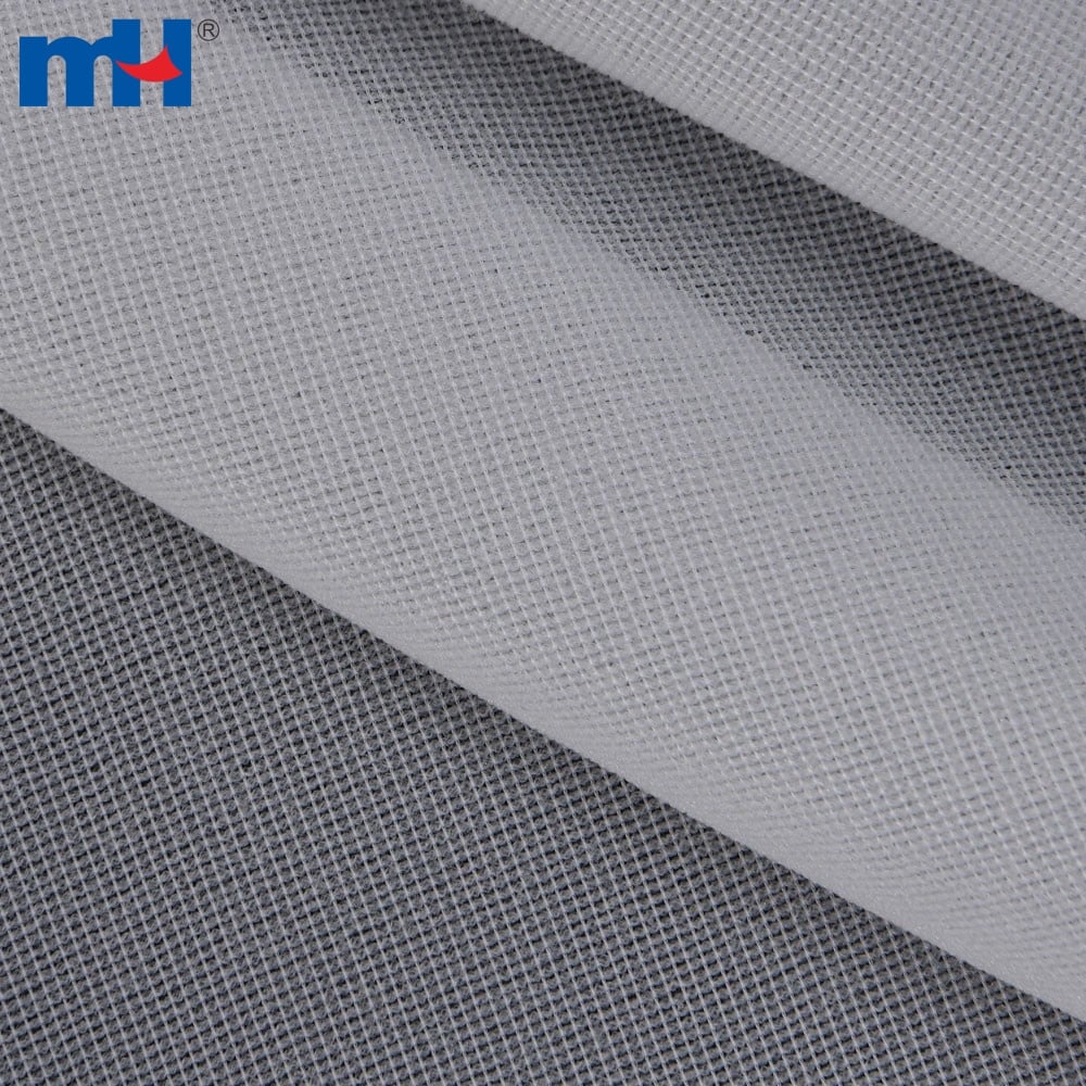 MH Supplier White Woven Fusible Tricot Interfacing Fabric SE-6925