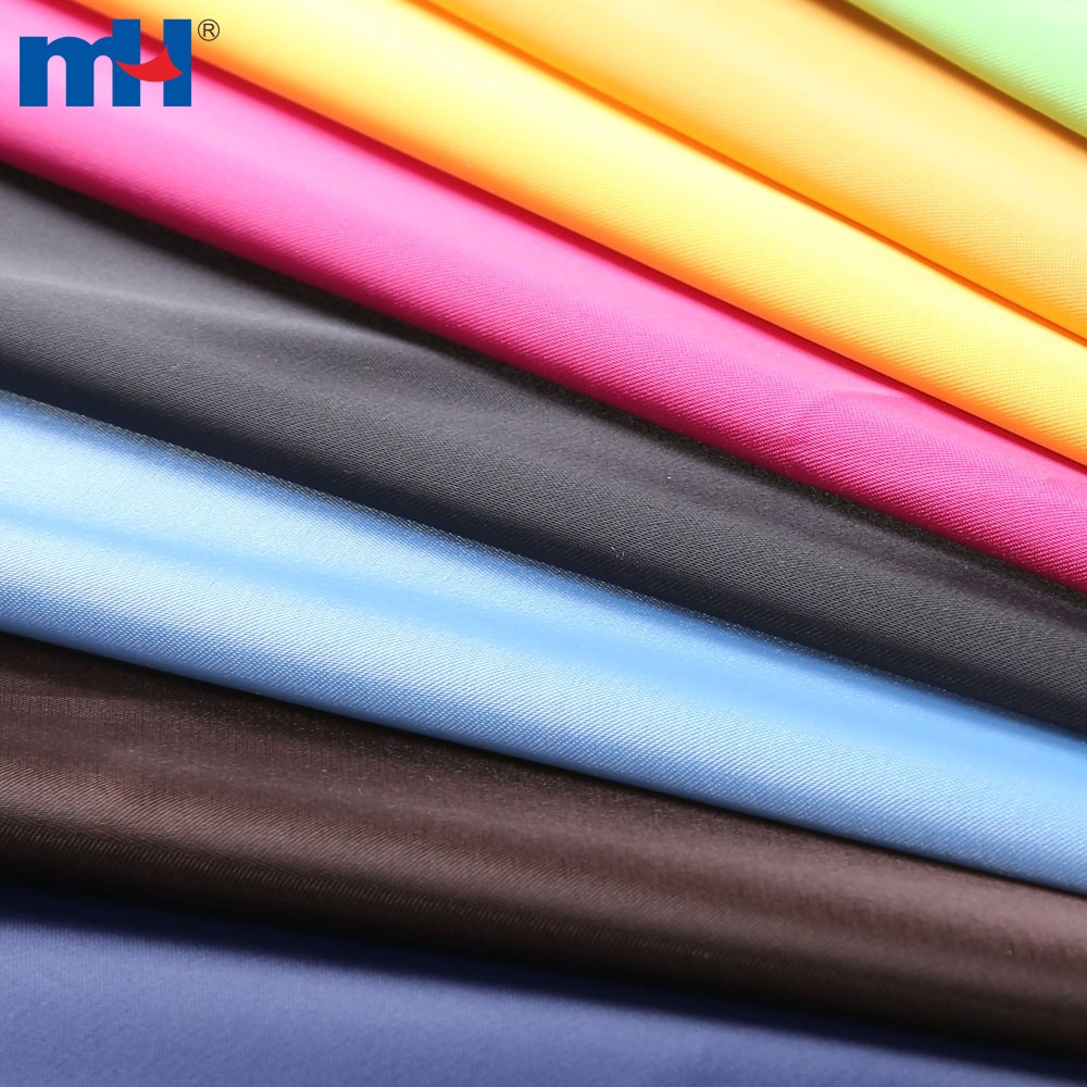 MH Polyester Spandex Dyeing Stretch Satin Fabric Material for Dress