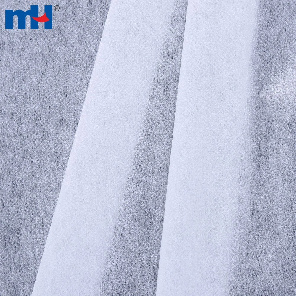 Super White Thermal Bonded Double Dots Non Woven Fusible Interfacing Fabric
