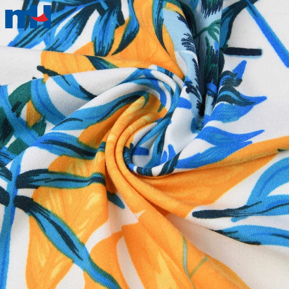 175gsm 60" Printed Polyester Spandex for Pajamas and Home Wears