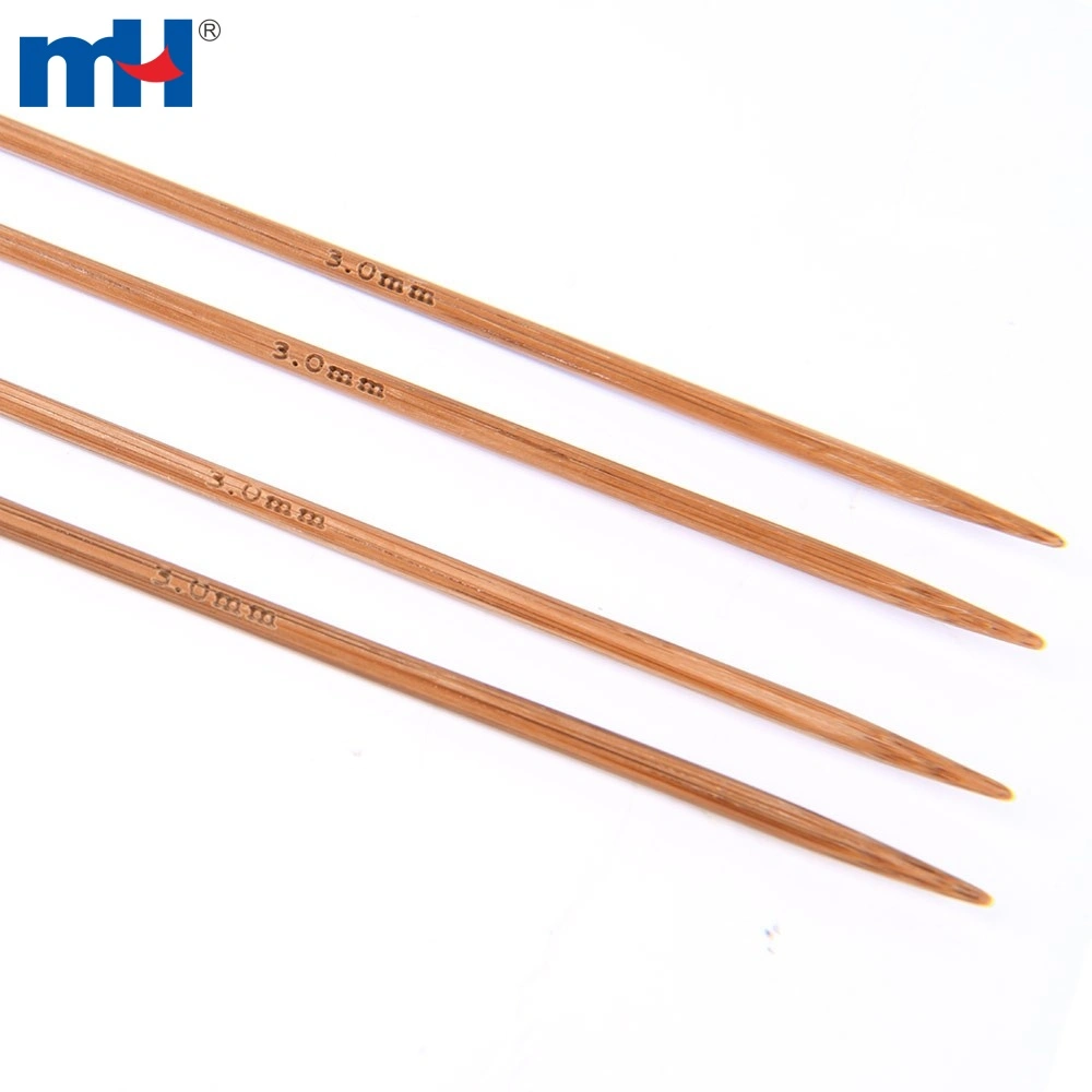 3mm 5mm 6mm 25cm Bamboo Double Pointed Knitting Needles