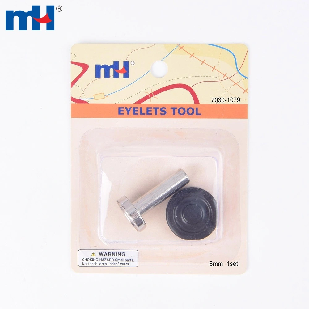 8mm Nickel Eyelet Tools in Fabrics and Papers
