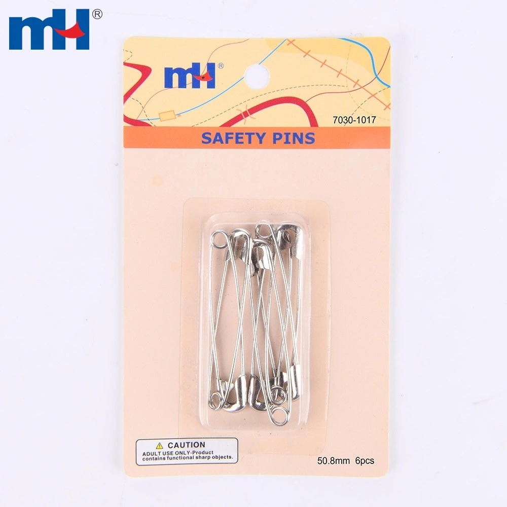Strong Nickel Plated Safety Pins for Garment Sewing Crafts