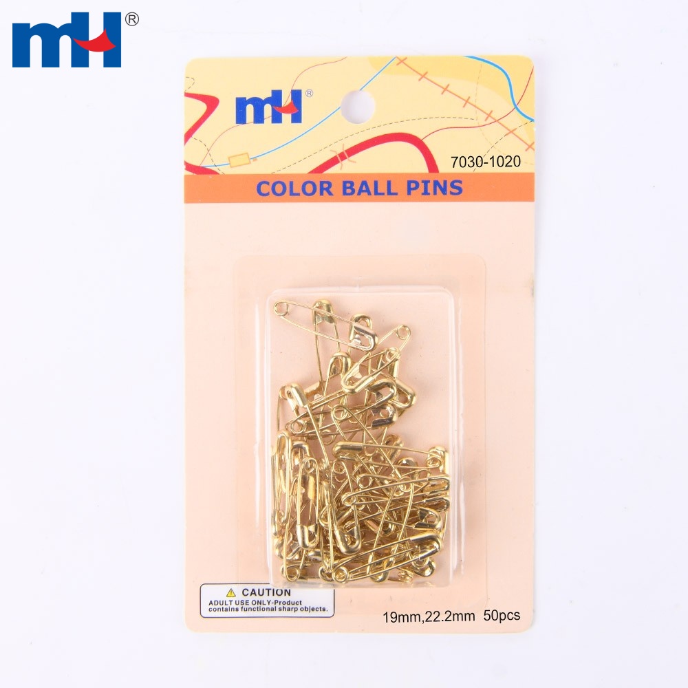 Strong Gold Plated Safety Pins for Garment Sewing Crafts