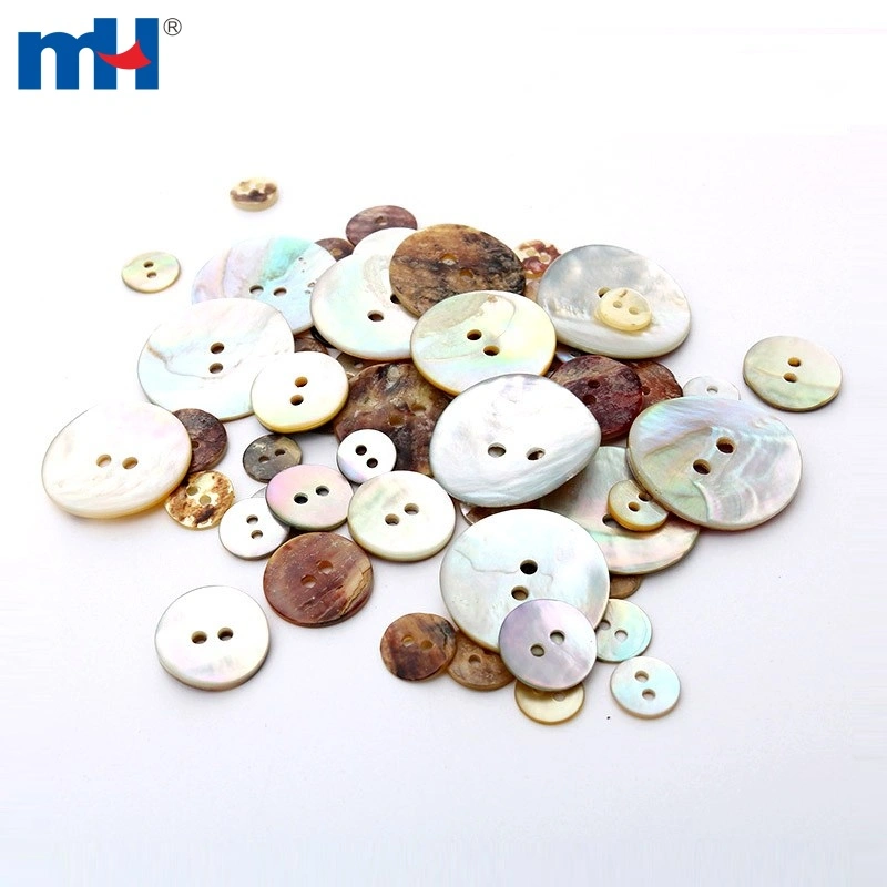 2 Holes 4 Holes Mother of Pearl Shell Buttons