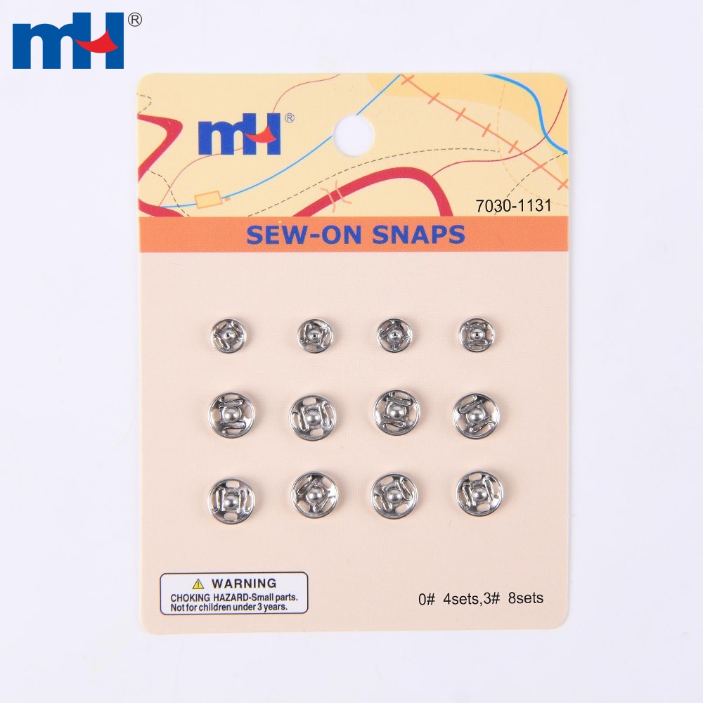 Snaps Fasteners Press Studs Buttons for Jackets and Any Sewing Projects