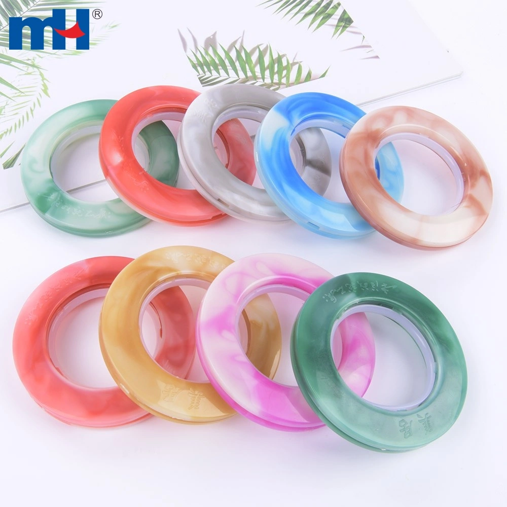 42mm Jade Color Plastic Curtain Eyelet - Decorative & Durable | MH