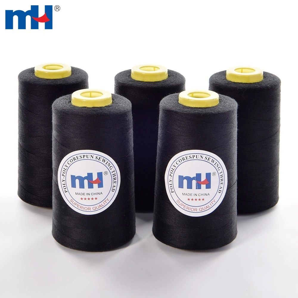 MH Chinese Manufacturer | 60S/3 5000yards Poly Core Spun Sewing Thread