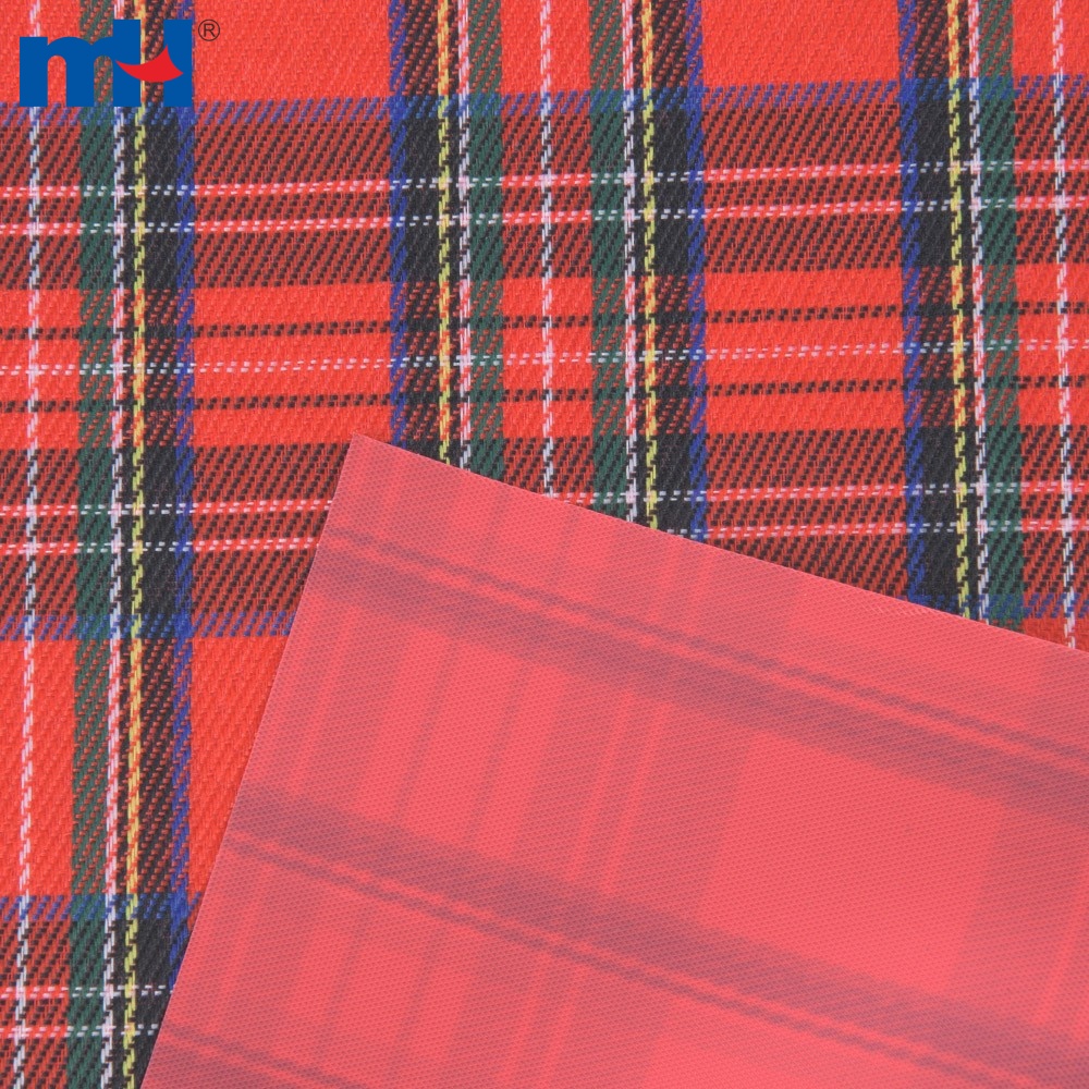 Tejido Oxford teñido en hilo recubierto con revestimiento de PVC