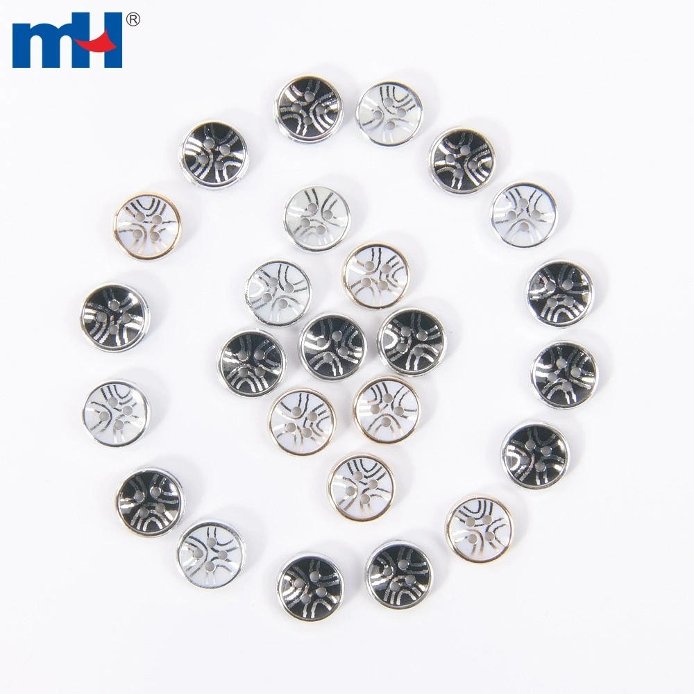 20L 4 Holes Acrylic Button in Mixed Color