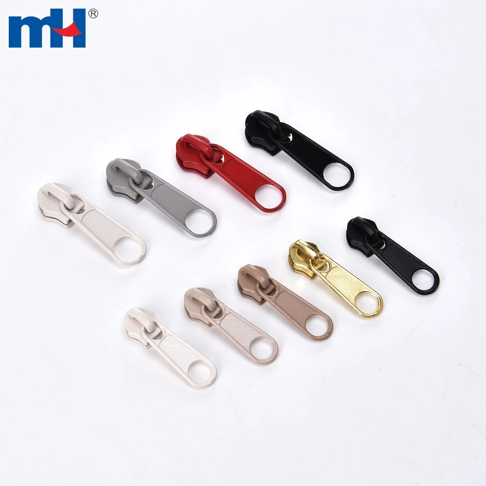 #5 #10 Non Lock Nylon Coil Zipper Slider for Zipper Chain from Chinese ...