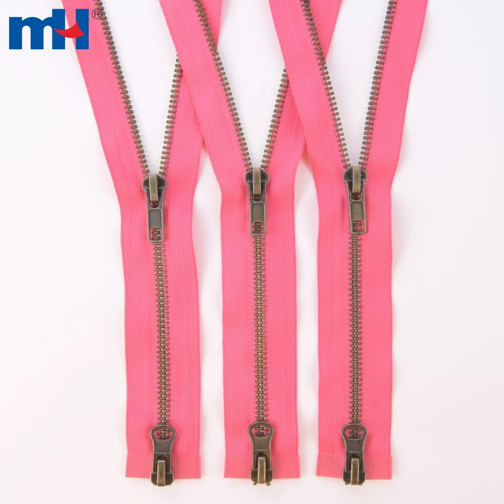 #5 Two-Way Open End Metal Zipper for Jeans