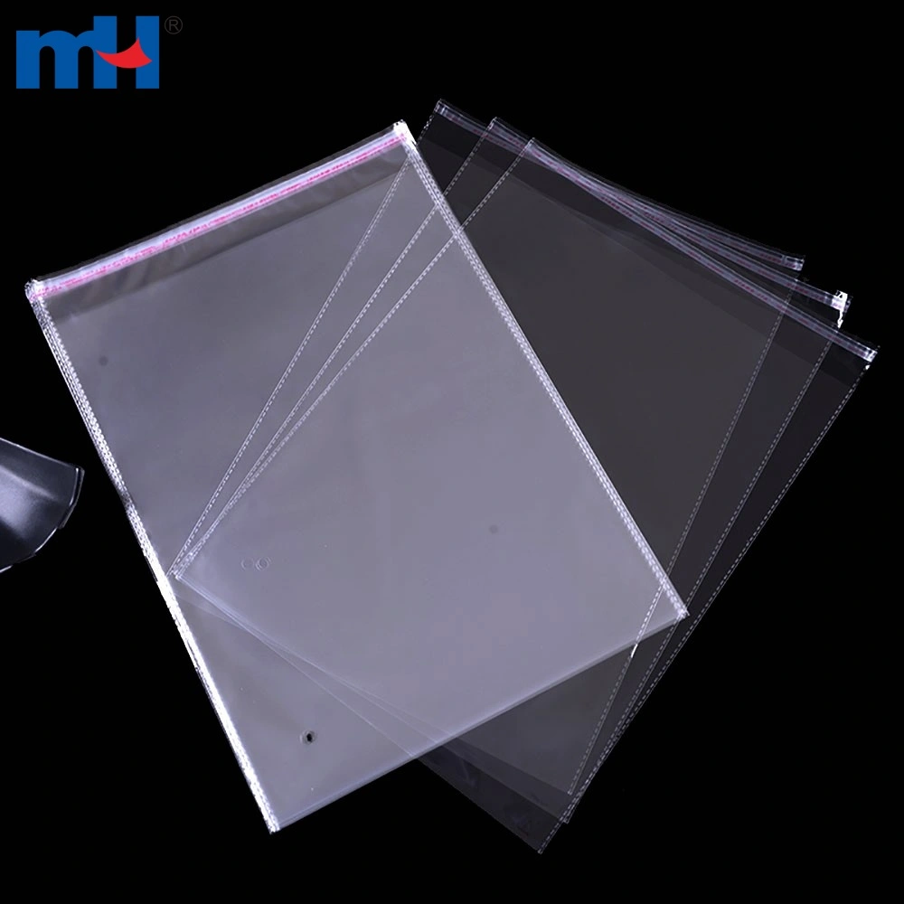 Clear Resealable Self Adhesive Sealing OPP Plastic Bags