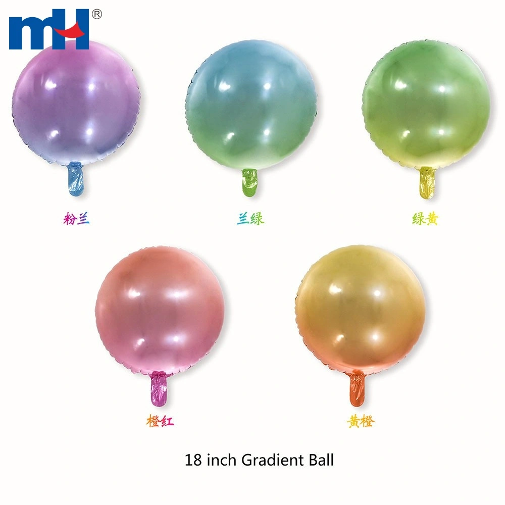 Gradient Rainbow Color Shaped Foil Balloon Wholesaler