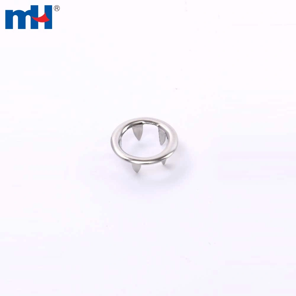 9.5mm Metal Prong Snap Ring Buttons Fastener