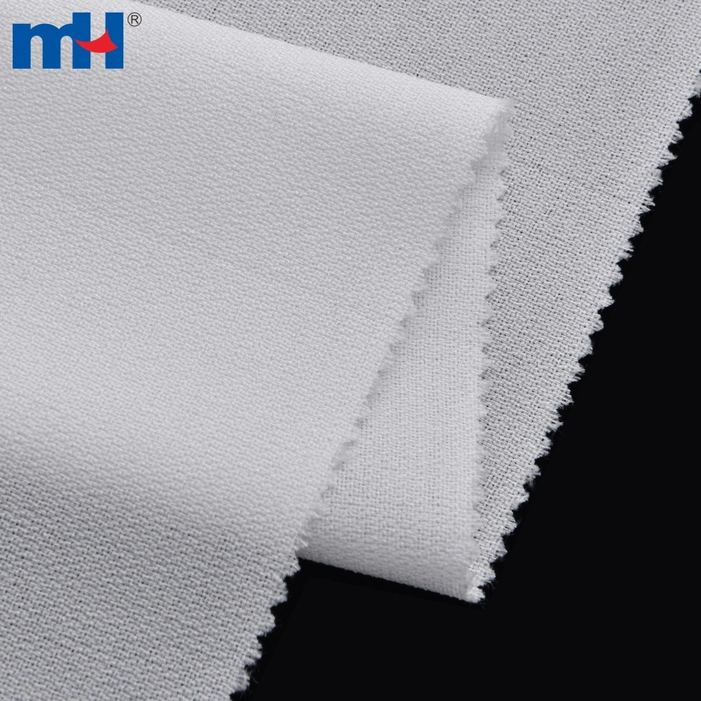 MH 75D*300D Polyester Twill Woven Adhesive Body Interlining Fabric