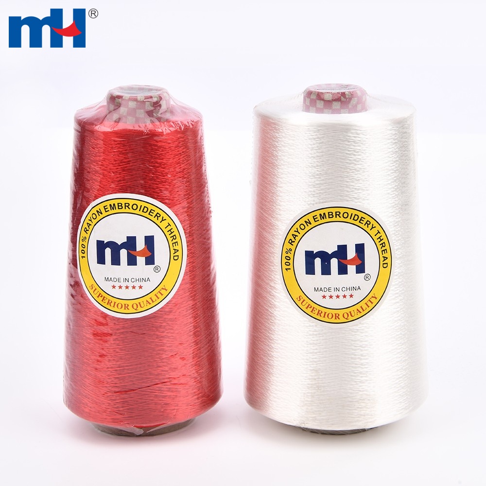 MH Wholesale Rayon Viscose Embroidery Thread with High Color Fastness