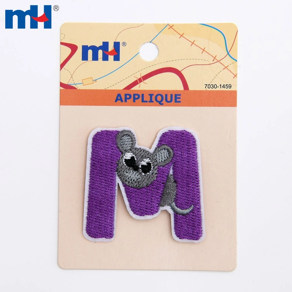 Animal Alphabet Repair Patch for Jeans Clothing Hat Backpack Sewing