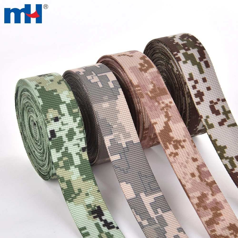 Nylon Imitation Tape Digital Printed Polyester Webbing Tape for Bag
