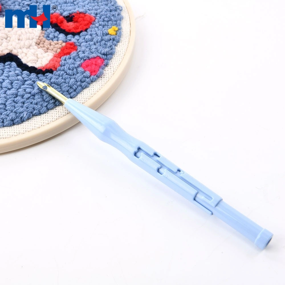 Plastic Adjustable Stitch Height Punch Needle Embroidery Tools