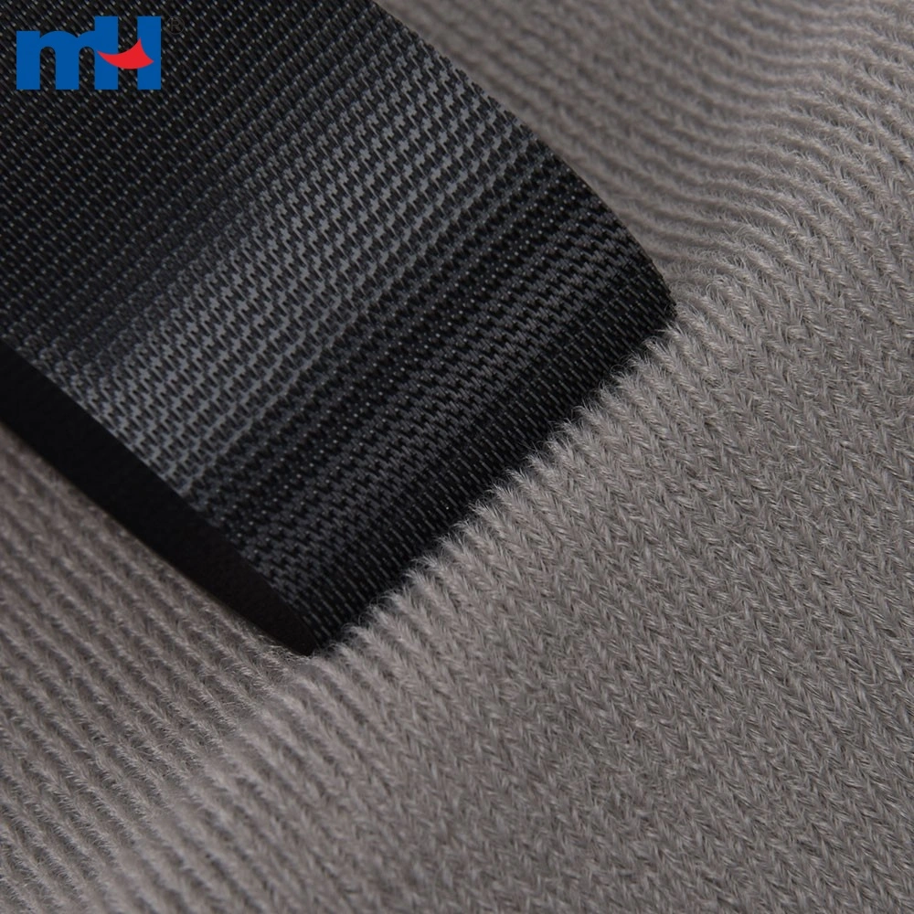 Grey Nylon Velcro Loop Fabric Supplier | Ningbo MH