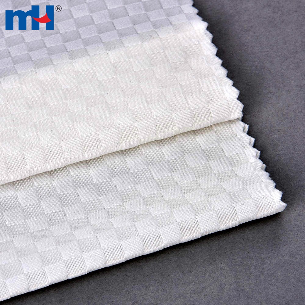 MH Textures Checkered Spandex Nylon Stretch Jacquard Swimsuit Fabric