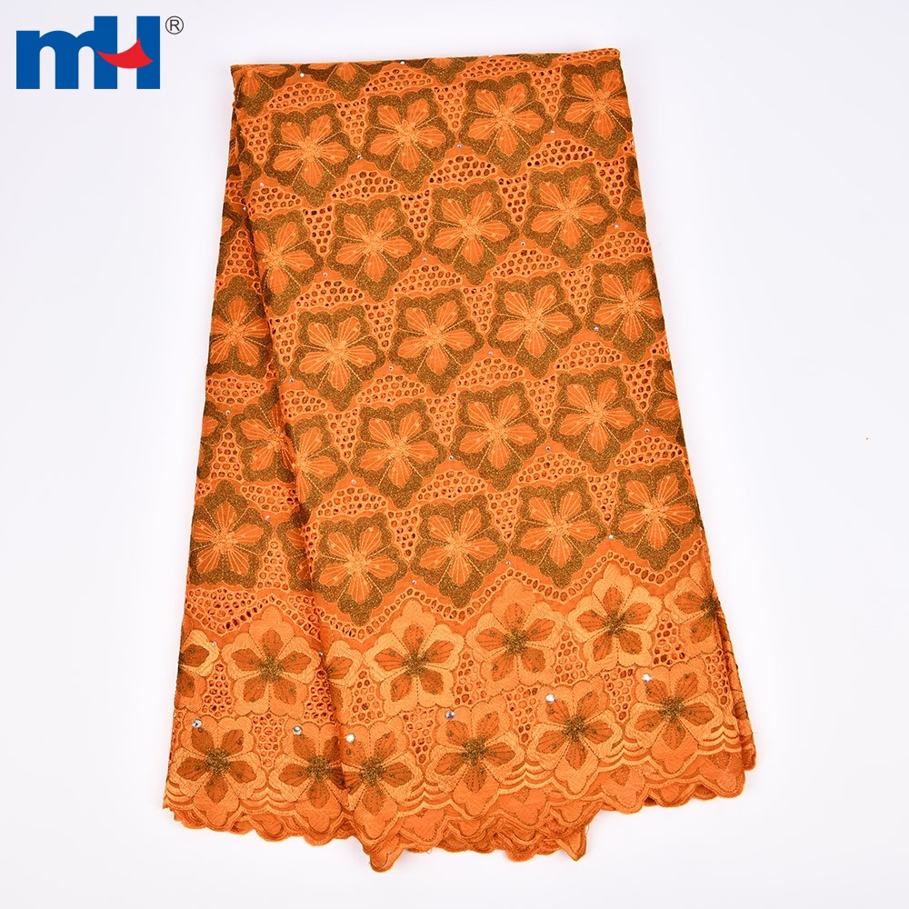 African Nigerian Swiss Voile Lace Fabric Material with Stone for ...