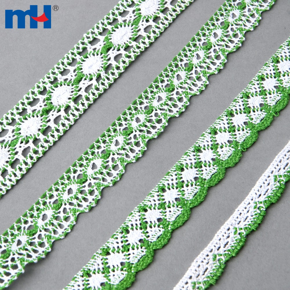 Color Cotton Crochet Lace Trim Ribbon