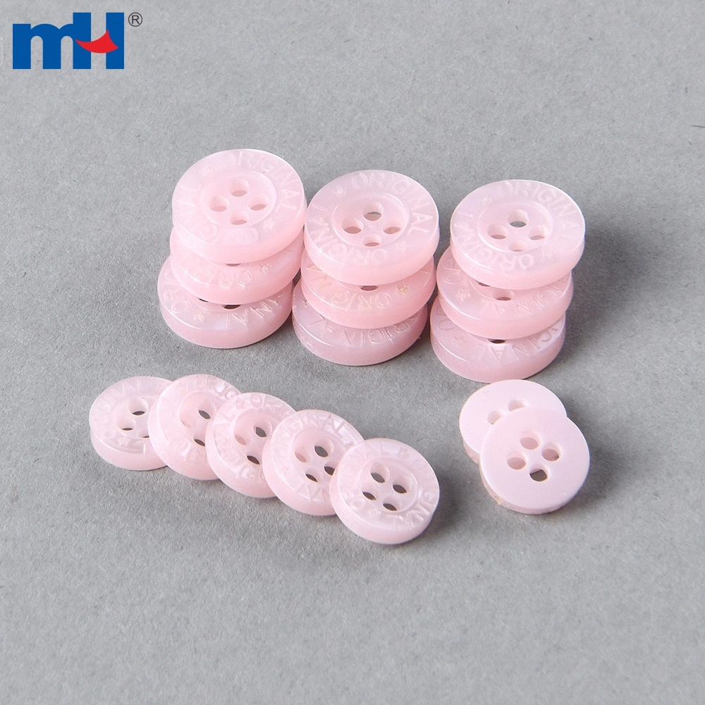 Assorted Colors Original Four Holes Round Resin Shirt Buttons for Sewing