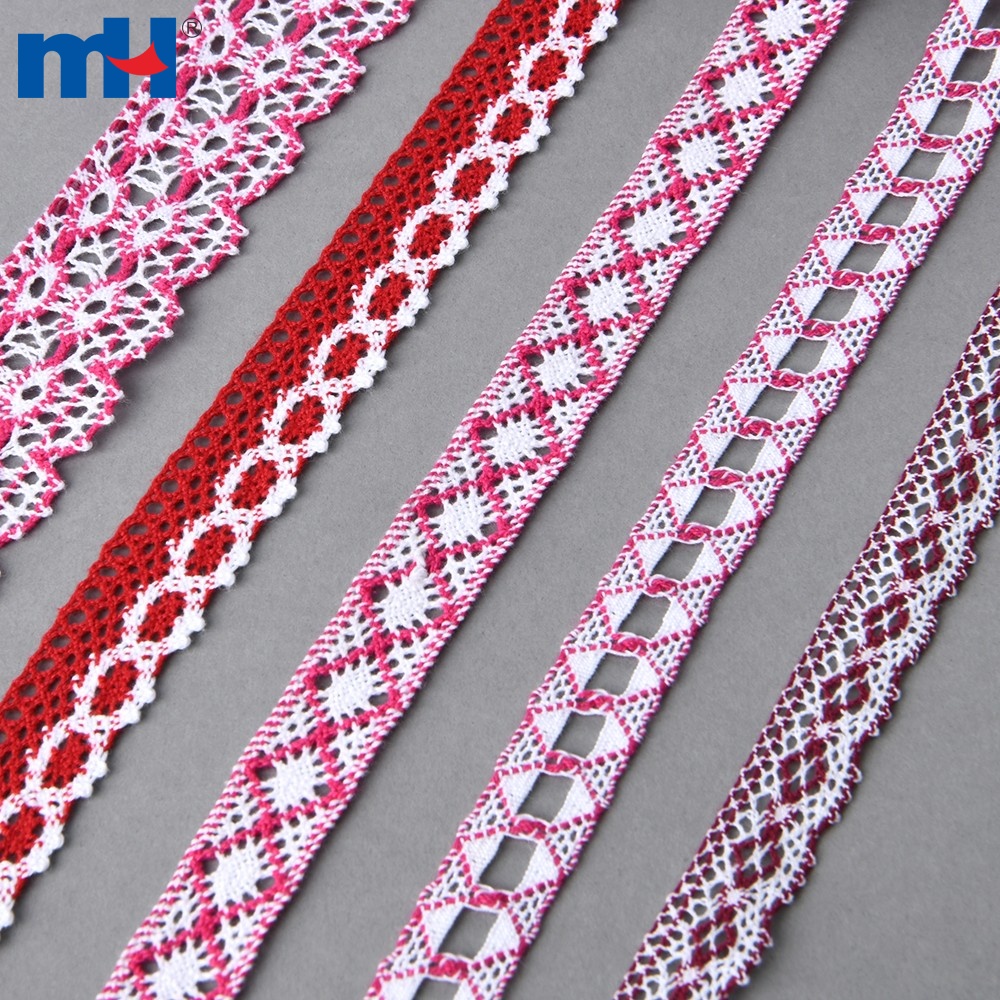 Color Cotton Crochet Lace Trim Ribbon