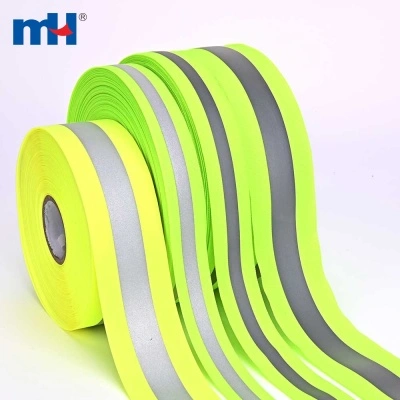 Diamond Sew on Safety High Visibility Florescent Reflective Strip Tape