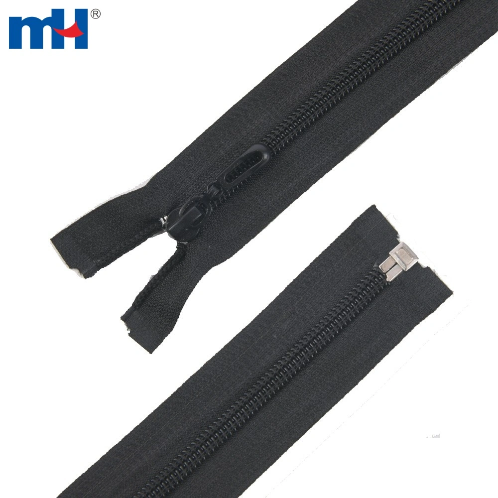 56inch No.5 Nylon Open End Zipper with Decorative Sliders | Ningbo MH
