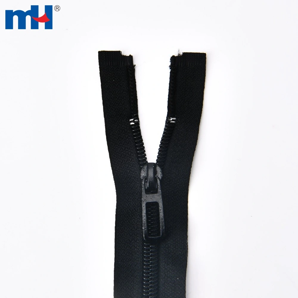 #5 Nylon Zipper with Painted Slider for Arab Robes Wholesale