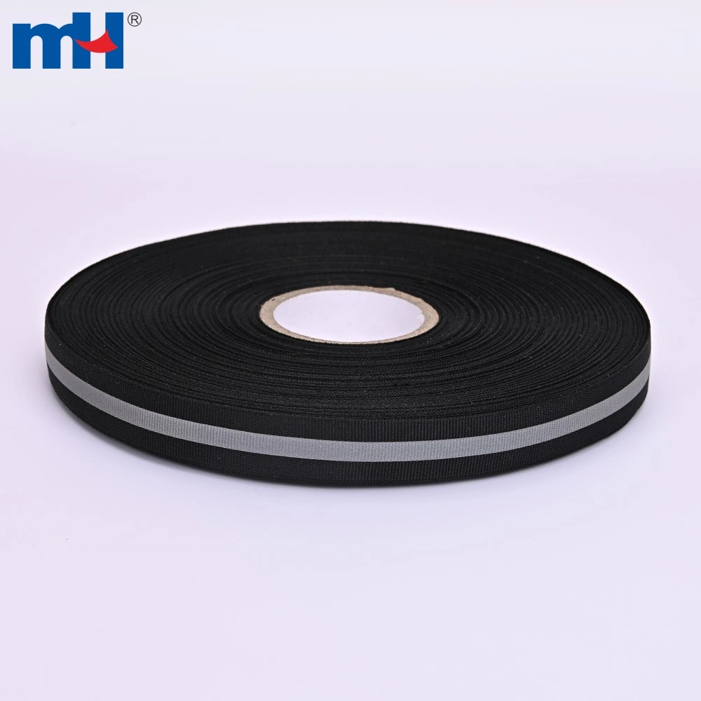 MH Wholesale 0.5cm Sew On Safety Silver Reflective Webbing Tape Strip