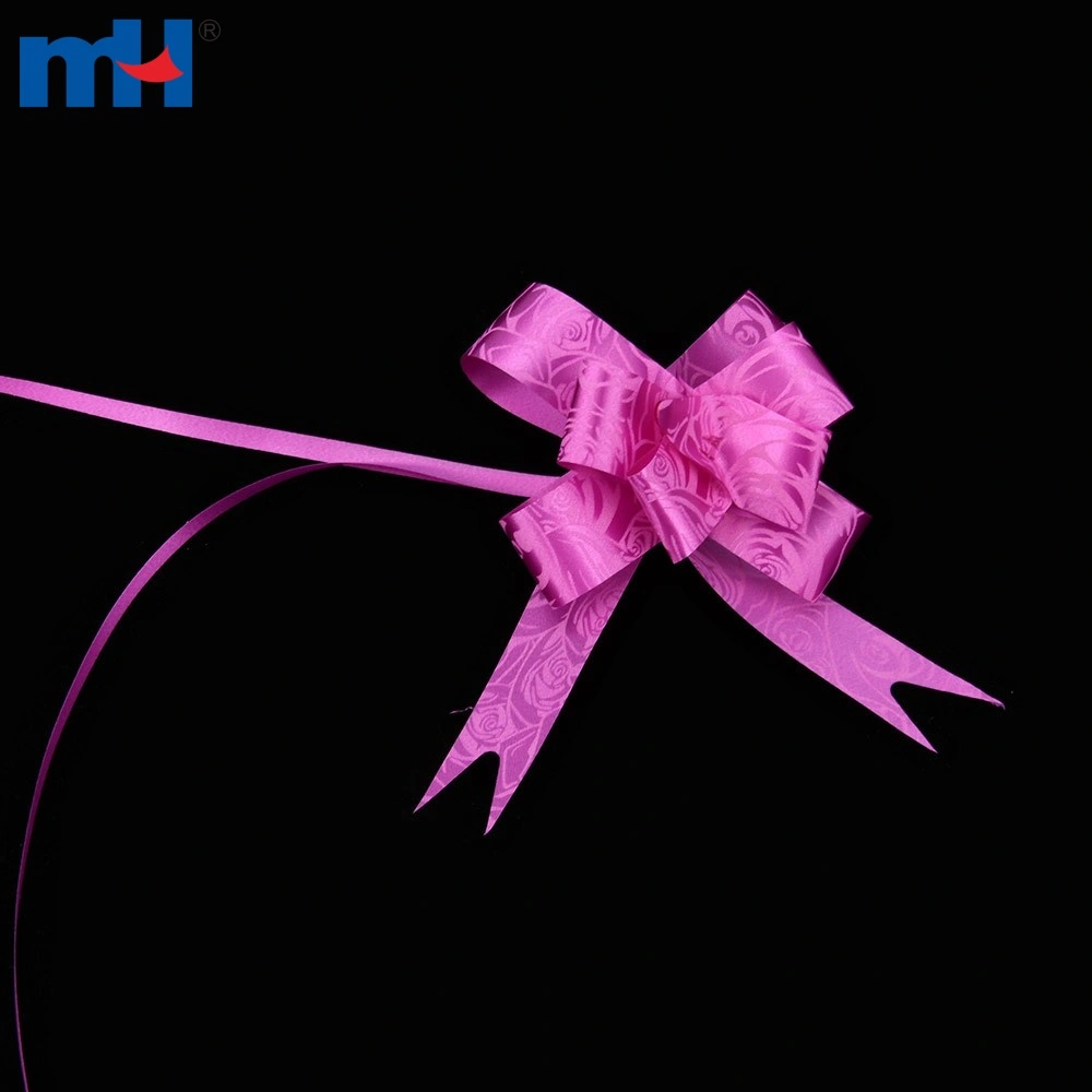 18mm*3450mm Custom Printed Pull Bow Ribbon for Packing Decoration