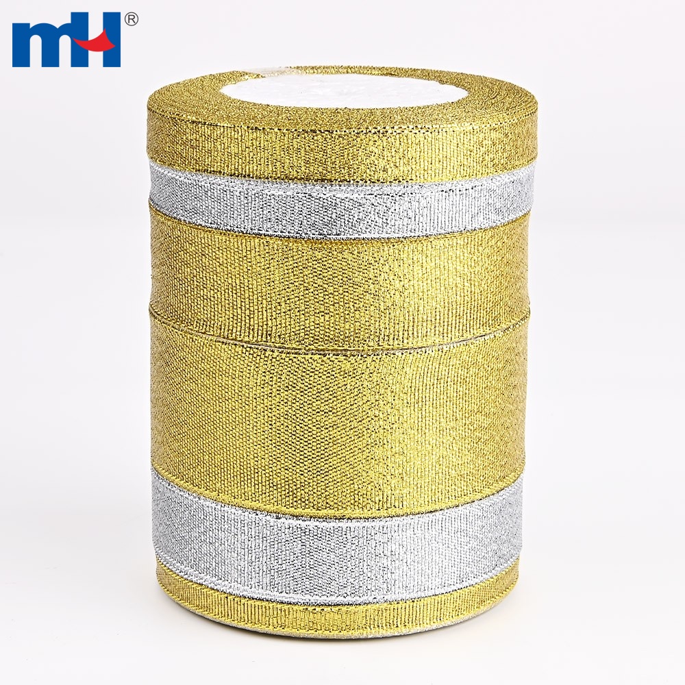 Gold and Silver Metallic Ribbon from Chinese Factories