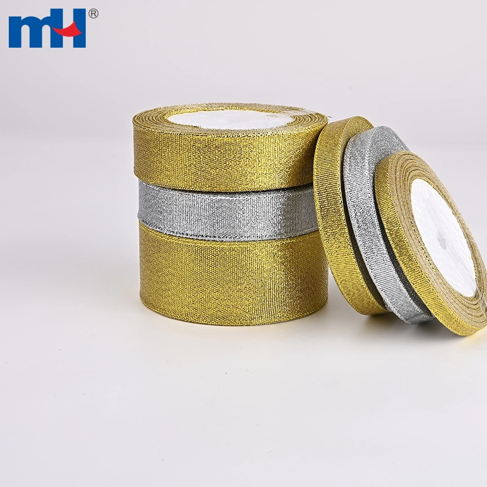Gold and Silver Metallic Ribbon from Chinese Factories