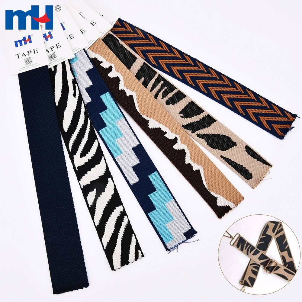 38mm Polyester Jacquard Bag Straps Webbing Tape