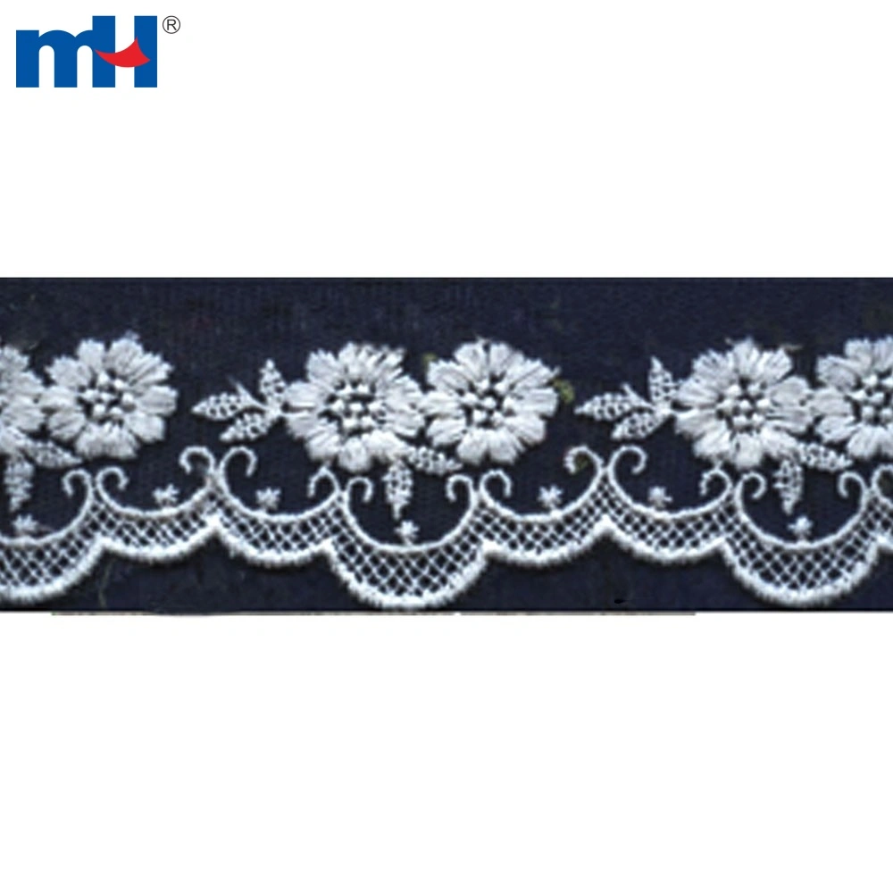 4cm Organza Lace Trims for Doll Making Wedding Cake Tulle Dress Gown Design